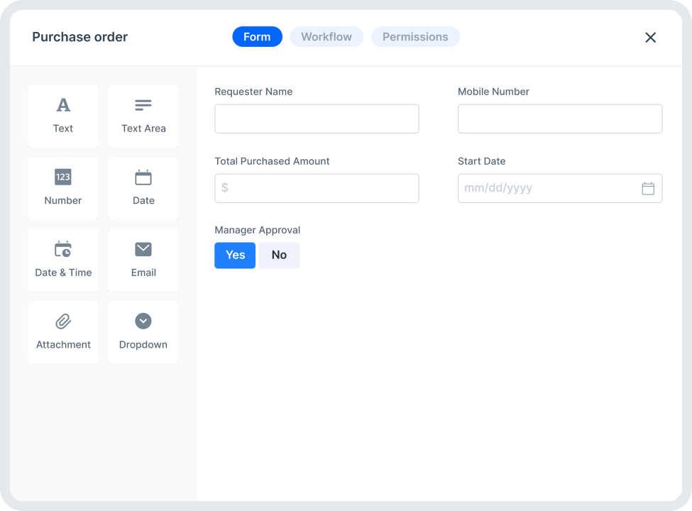 Form Builder | No-Code Online Custom Form Builder for Businesses
